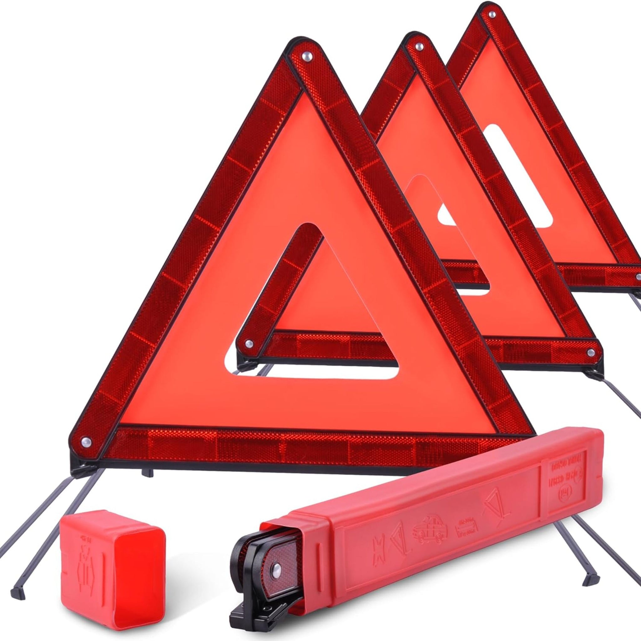 DSV Standard Emergency Triangles, Warning Triangles for Vehicles, Refl